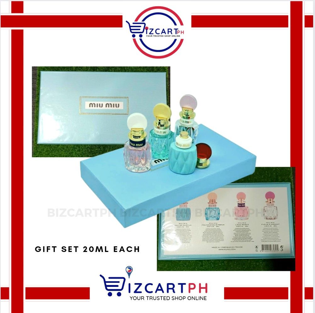 Miu Miu Fragrance Set (20ml x 4), Beauty & Personal Care, Fragrance ...