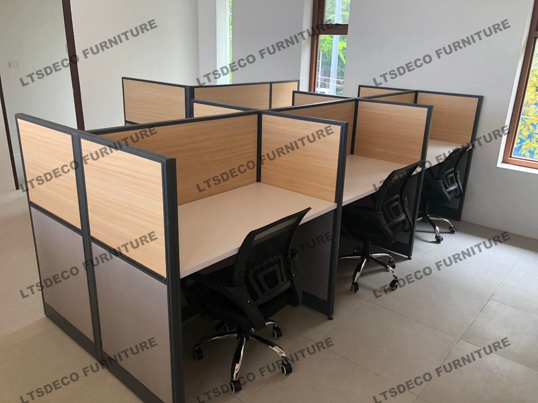 MODULAR CUBICLE TABLE OFFICE PARTITION * WORKSTATION FURNITURE ...