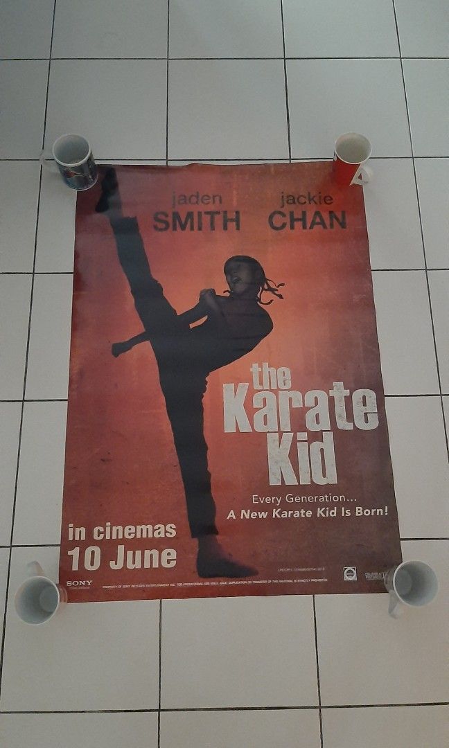Movie Poster - The Karate Kid, Hobbies & Toys, Collectibles ...