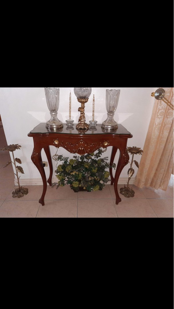Narra Console table, Furniture & Home Living, Furniture, Tables & Sets ...