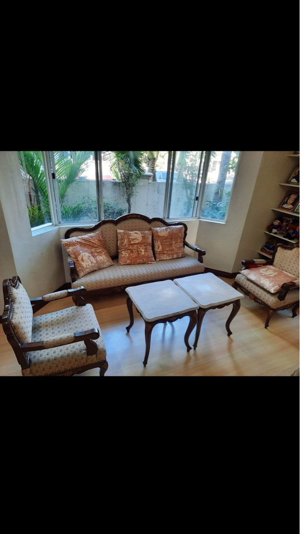 Narra Living Room Set, Furniture & Home Living, Furniture, Tables ...