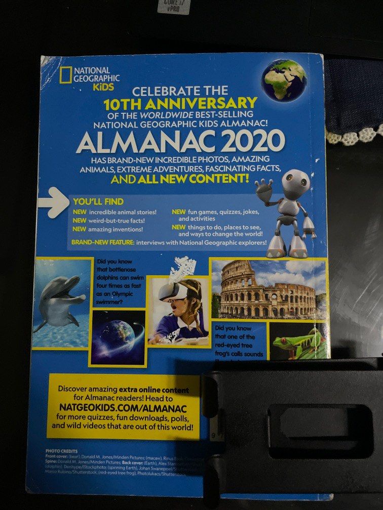 Nat Geo Kids Almanac 2020, Hobbies & Toys, Books & Magazines, Children ...