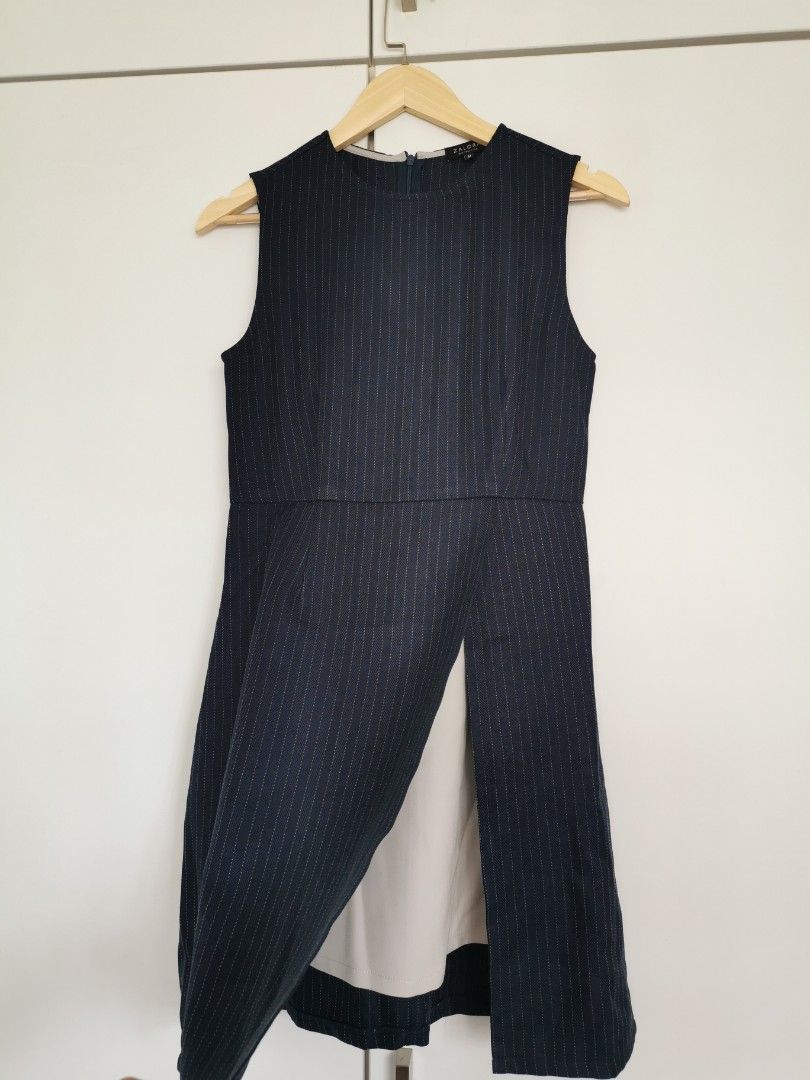 Navy blue work dress, Women's Fashion, Dresses & Sets, Dresses on Carousell
