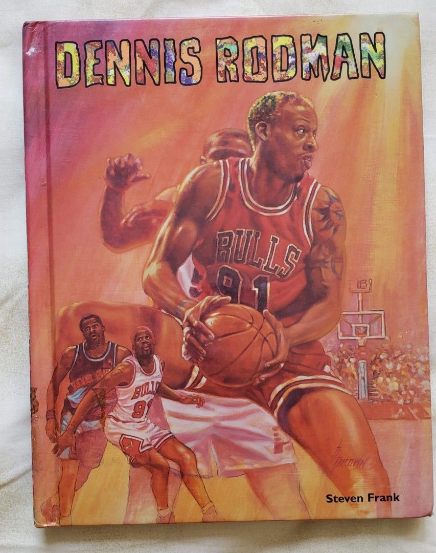 絕版NBA Dennis Rodman Biography Bulls 91 公牛 洛文 自傳圖册, 興趣及遊戲, 書本 & 文具, 雜誌及 ...