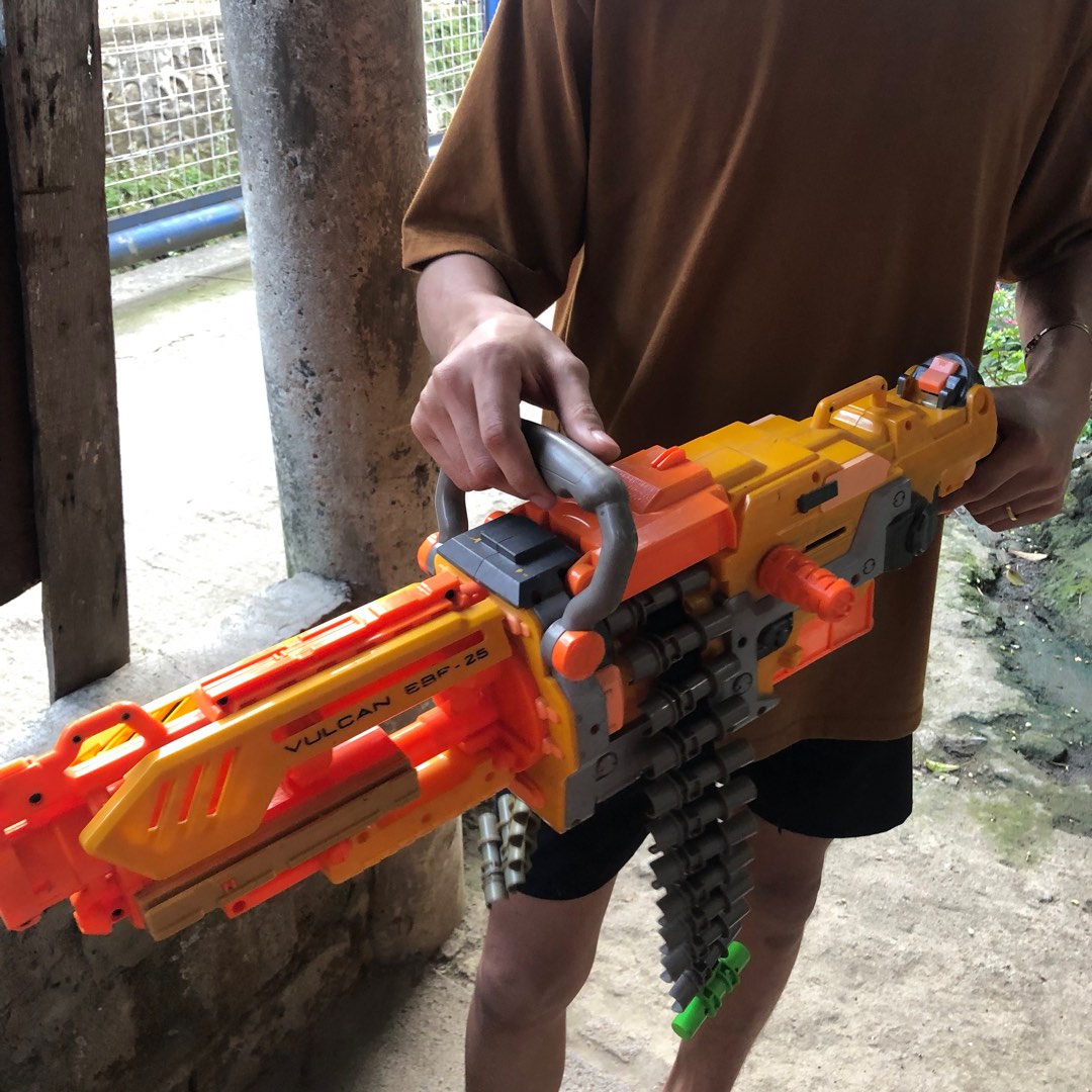 Nerf Gun Vulcan EBP-25, Hobbies & Toys, Toys & Games on Carousell