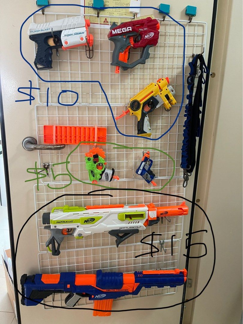 NERF guns assortment, Hobbies & Toys, Toys & Games on Carousell