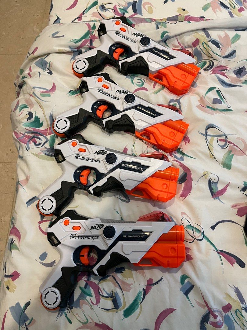 Nerf Laser Ops Pro (x4), Hobbies & Toys, Toys & Games on Carousell