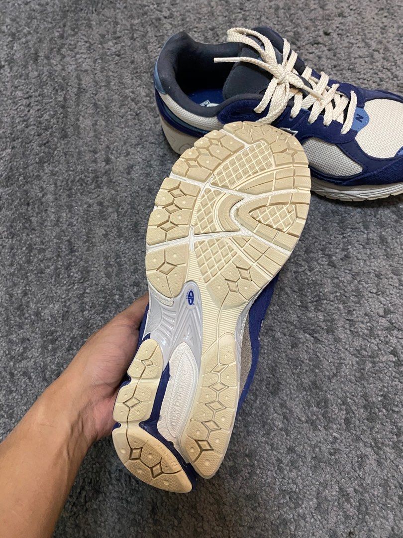New Balance 2002r Navy Cream, Men's Fashion, Footwear, Sneakers on ...