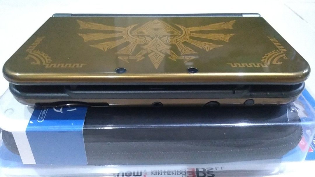 New Nintendo 3DS XL Hyrule Limited Edition 128GB Memory, Video Gaming ...