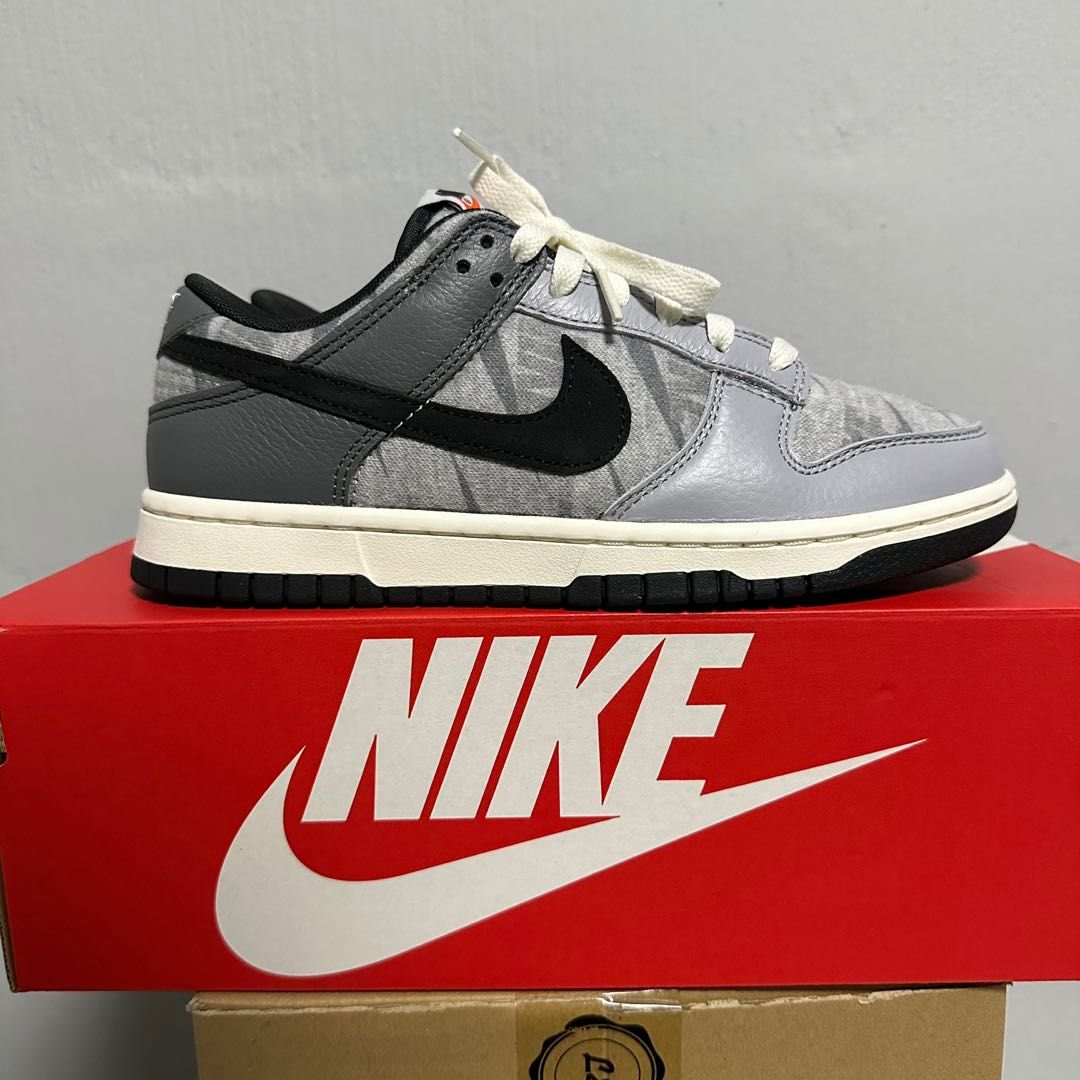 Nike Dunk Low Copy Paste Grey US7, Men's Fashion, Footwear, Sneakers on ...