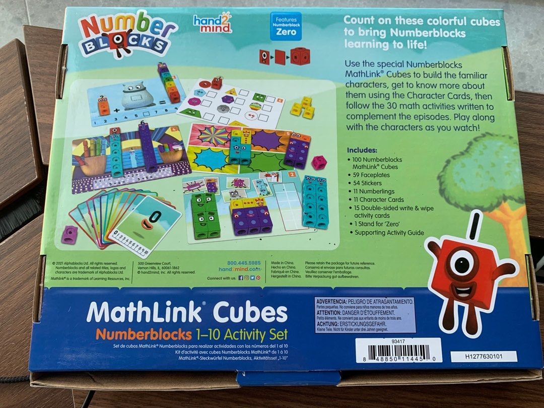 Numberblock mathlink cube, 興趣及遊戲, 玩具 & 遊戲類 - Carousell