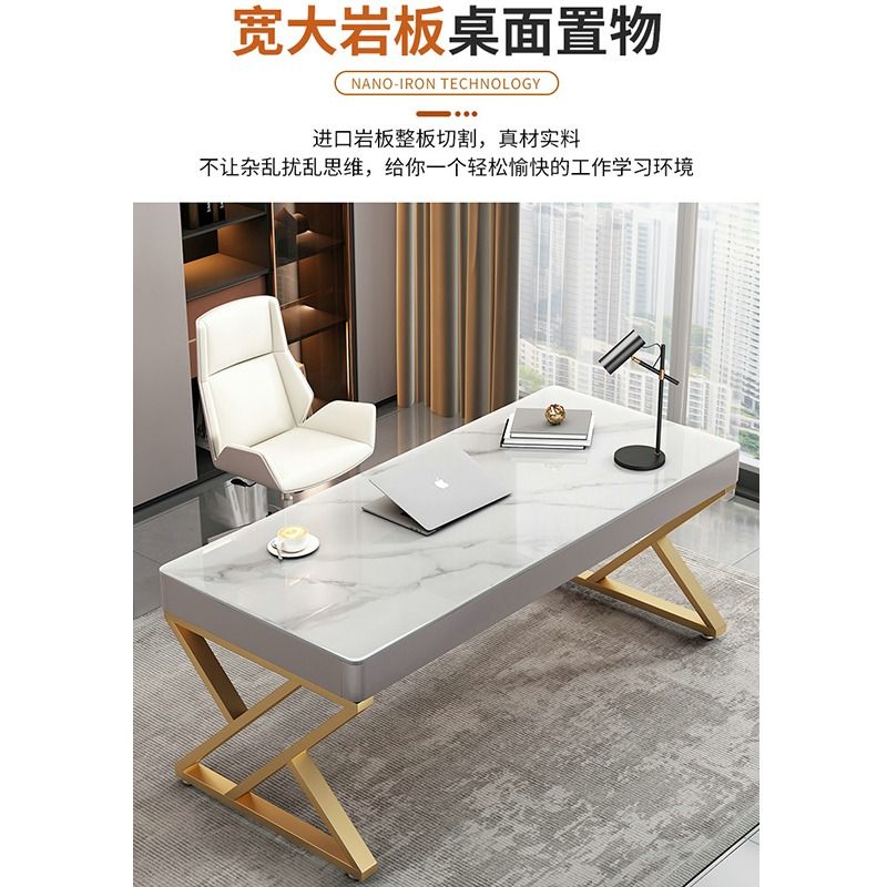 Office Table With Drawer Study Table Sintered stone TOP & Study Table ...