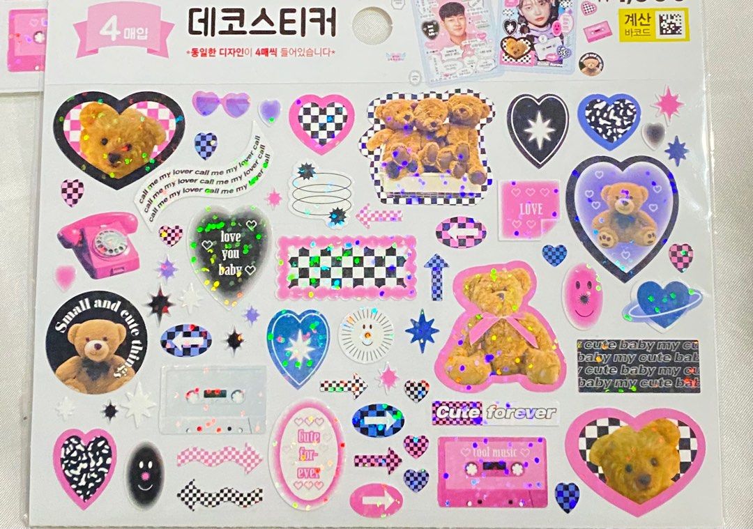 official korea daiso stickers!, Hobbies & Toys, Memorabilia ...