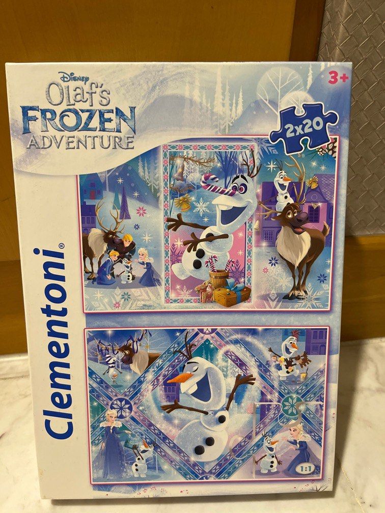 Olaf Frozen Adventure Puzzle, Hobbies & Toys, Toys & Games on Carousell