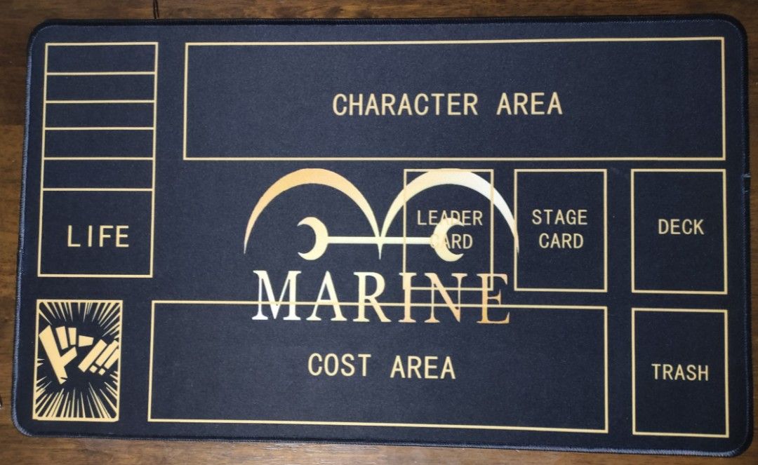 OPTCG custom Marine Playmat, Hobbies & Toys, Toys & Games on Carousell