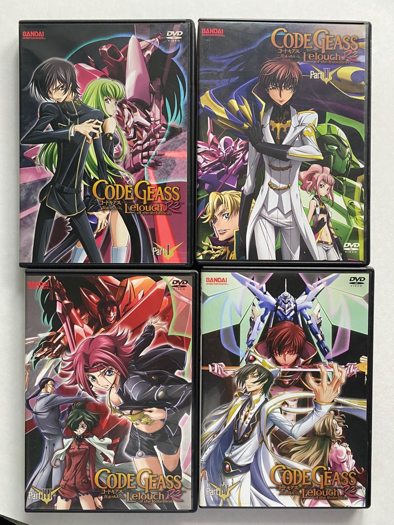 Original Anime DVD : Code Geass R2, Hobbies & Toys, Music & Media, CDs ...