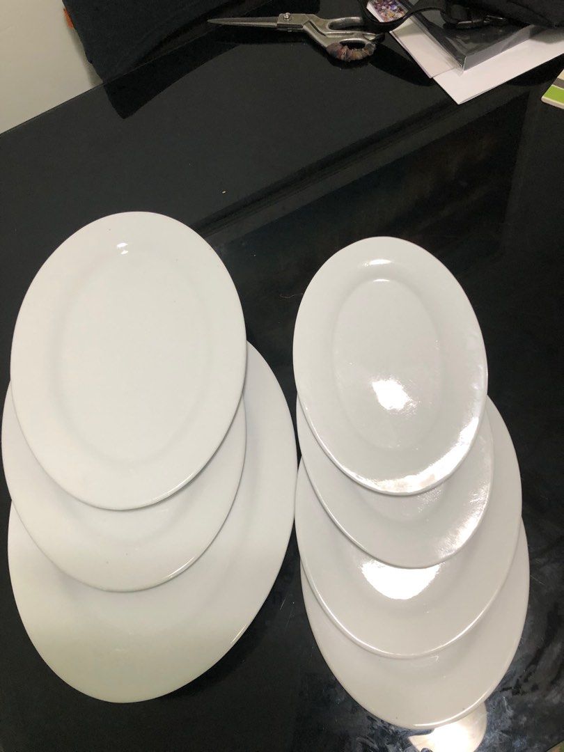 Oval plates, Furniture & Home Living, Kitchenware & Tableware ...