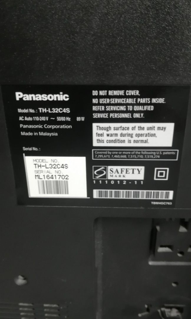 Panasonic 32 inch tv, TV & Home Appliances, TV & Entertainment, TV on ...