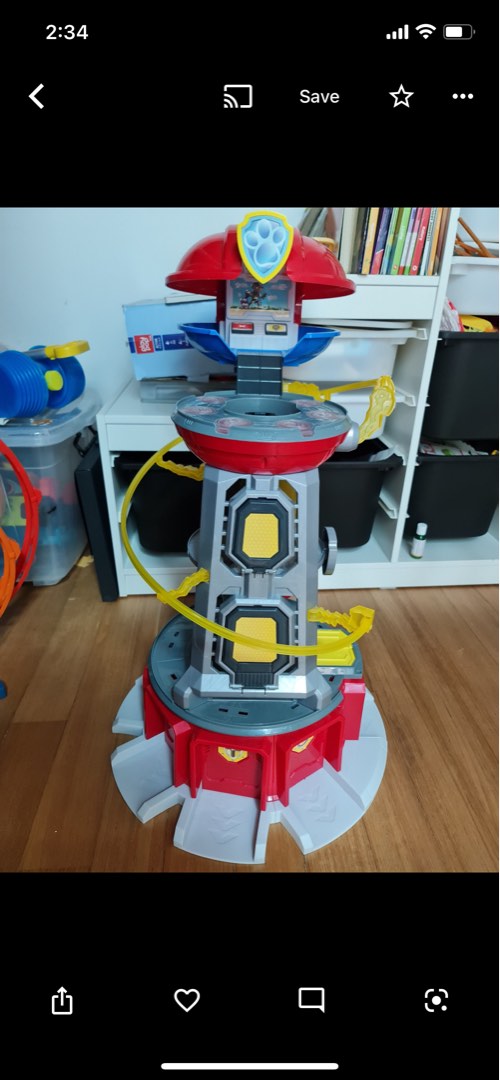 Paw patrol mighty lookout tower, Hobbies & Toys, Toys & Games on Carousell