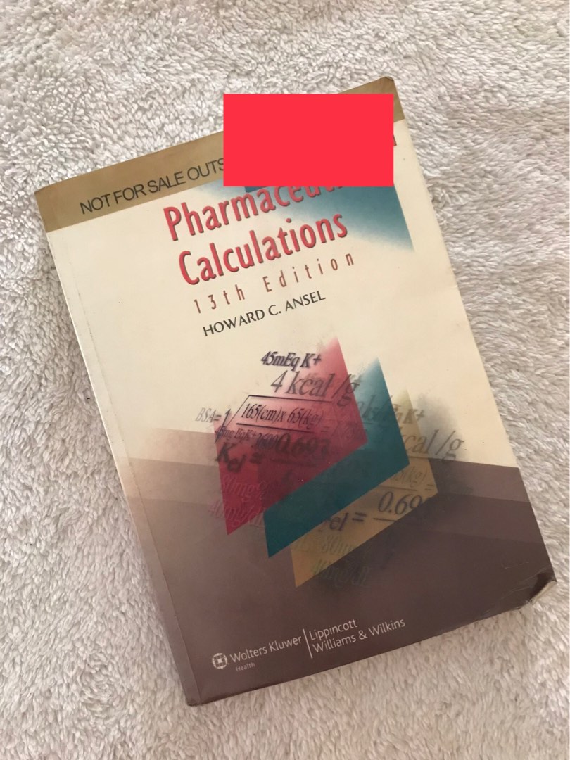 Pharmaceutical Calculations, Hobbies & Toys, Books & Magazines, Textbooks on Carousell