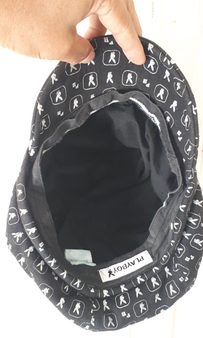 PLAYBOY "Hobo" Cap, Fesyen Pria, Aksesoris, Topi di Carousell