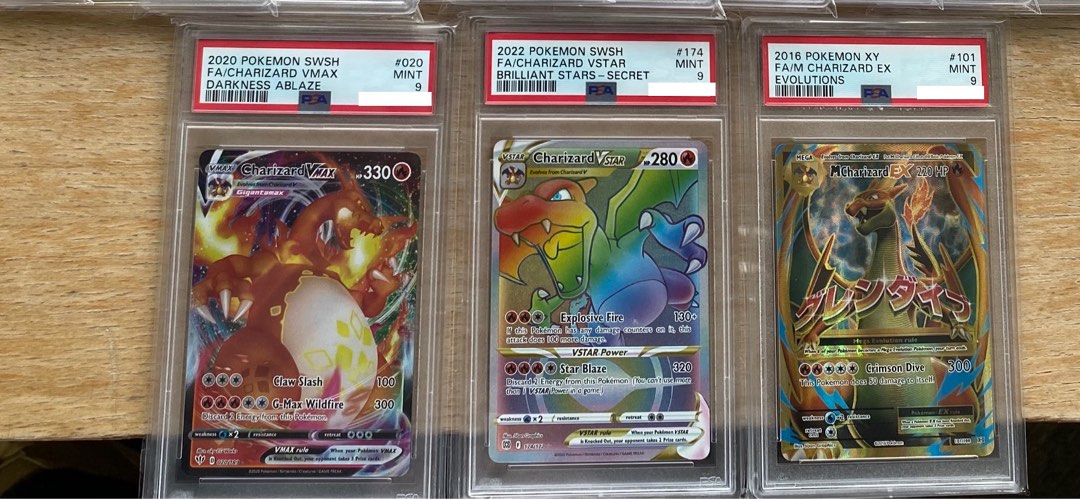 PSA 9 Charizard fresh from grading, Hobbies & Toys, Toys & Games on ...