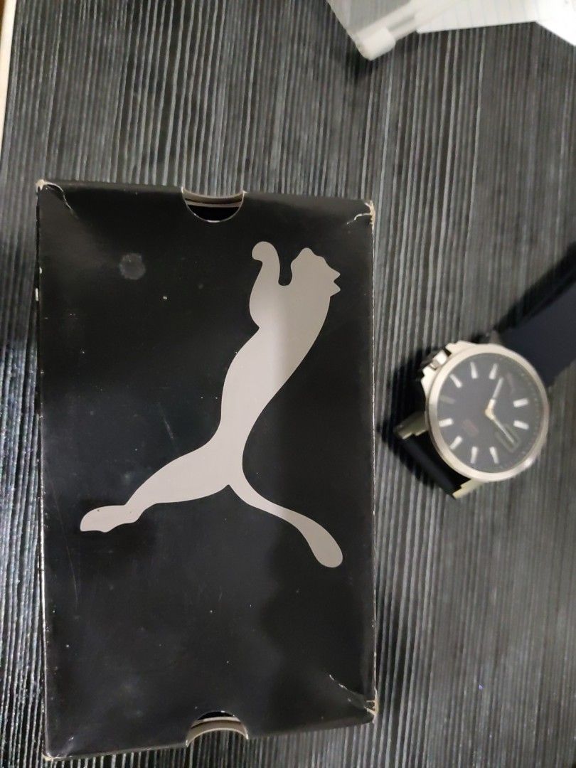 Puma Watch (Ultrasize) - Stainless Steel and Water Resistant (10 ATM ...