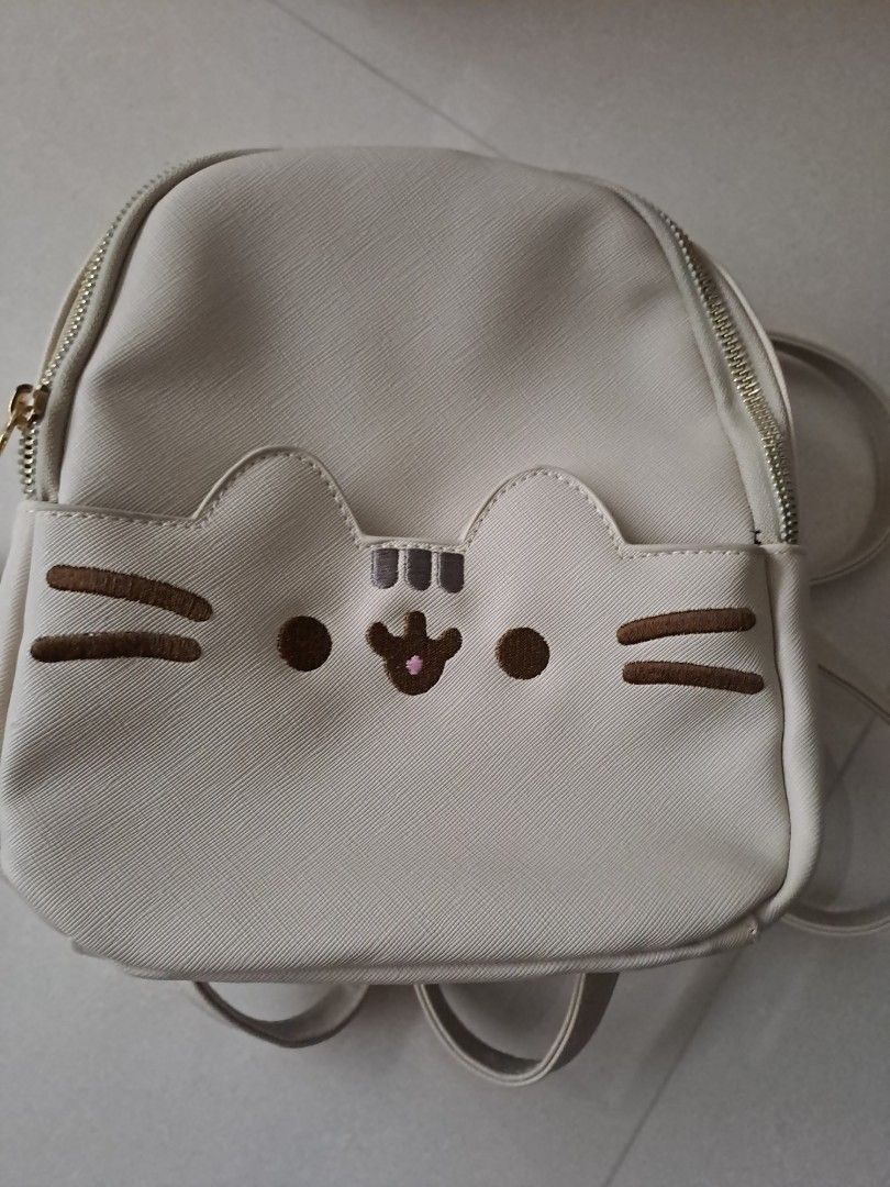 Pusheen typo bag, Women's Fashion, Bags & Wallets, Backpacks on Carousell