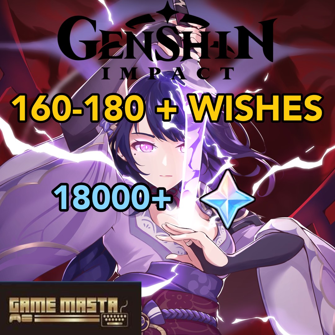 Raiden Shogun 24000 primo | Genshin Impact Account Raiden Shogun ...