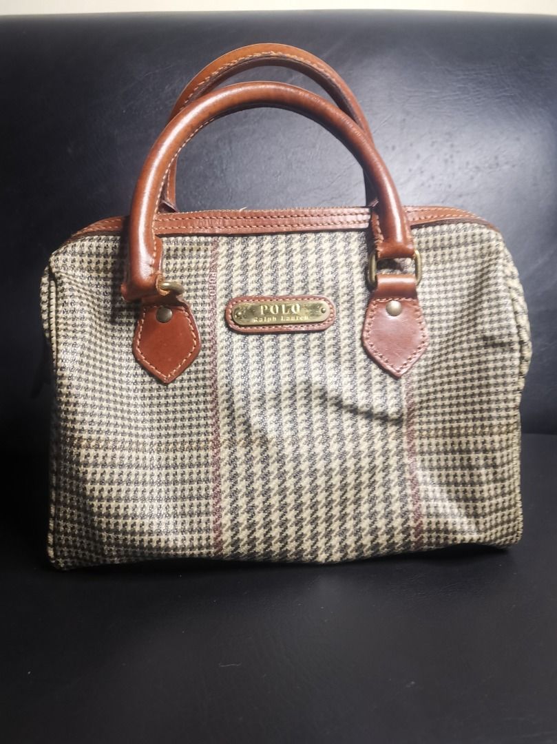 Ralph Lauren Vintage Boston Bag, Luxury, Bags & Wallets on Carousell