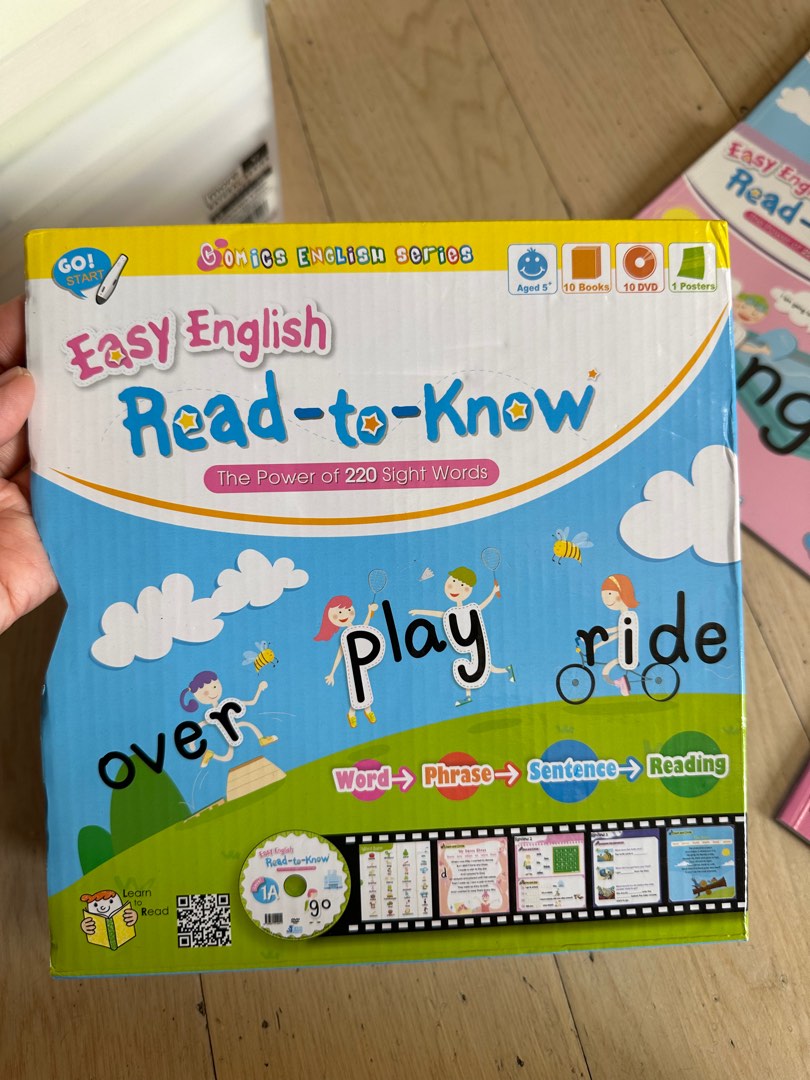 Rass Language Easy English Read-to-know The power of 220 Sight Words ...