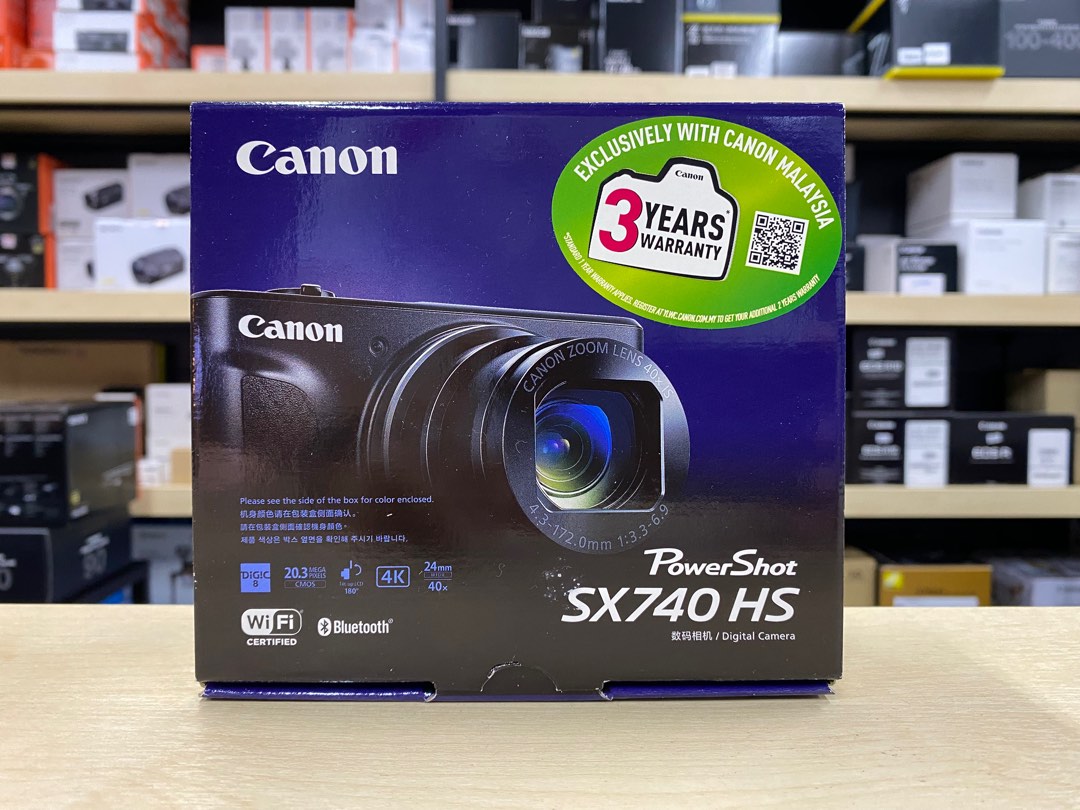 ( Sold out ) Canon Powershot SX740 HS 4K Video with 40x Superzoom ...