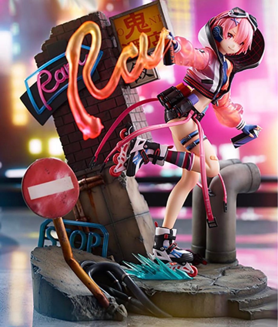 READY STOCK eStream Ram Neon City figure BNIB Shibuya Scramble anime ...