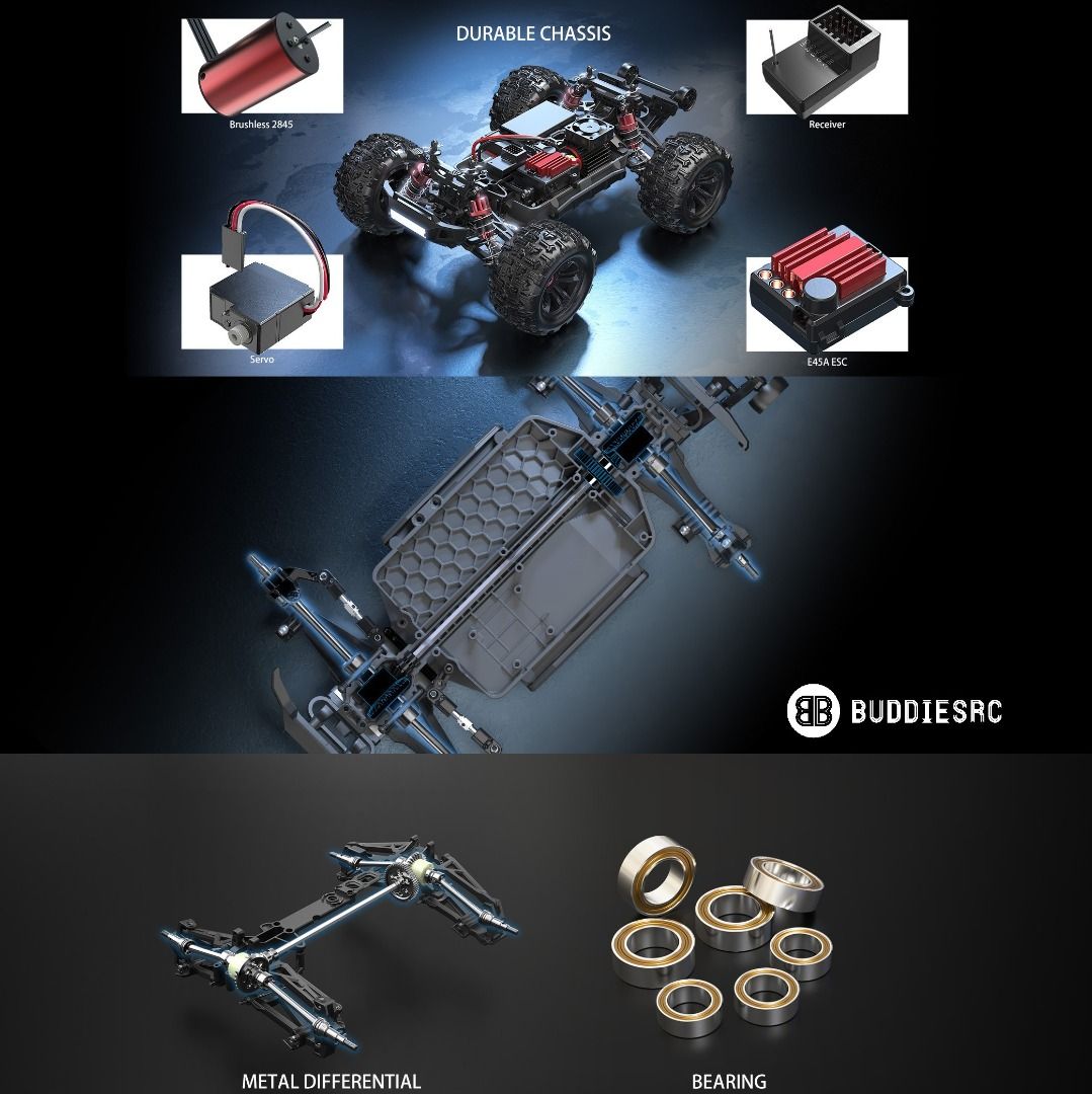 [FREE DELIVERY][READY STOCK!] MJX RC HYPERGO HYPER GO 1/16 BRUSHLESS RC TRUCK 16207 16208 16209 ...