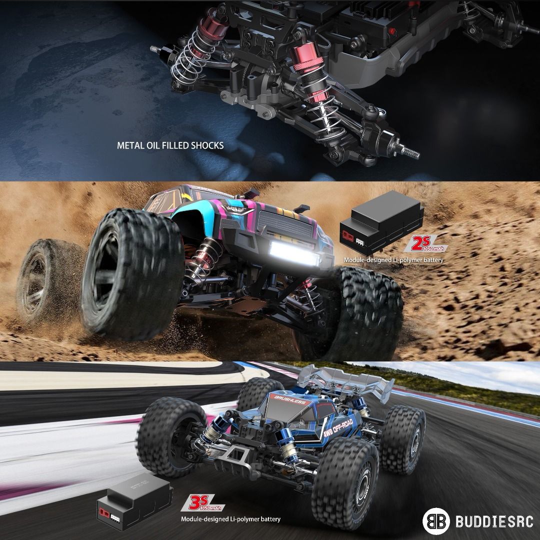 [FREE DELIVERY][READY STOCK!] MJX RC HYPERGO HYPER GO 1/16 BRUSHLESS RC ...