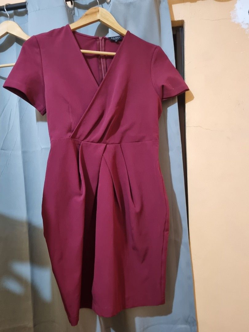 Red office dress, Women's Fashion, Dresses & Sets, Dresses on Carousell