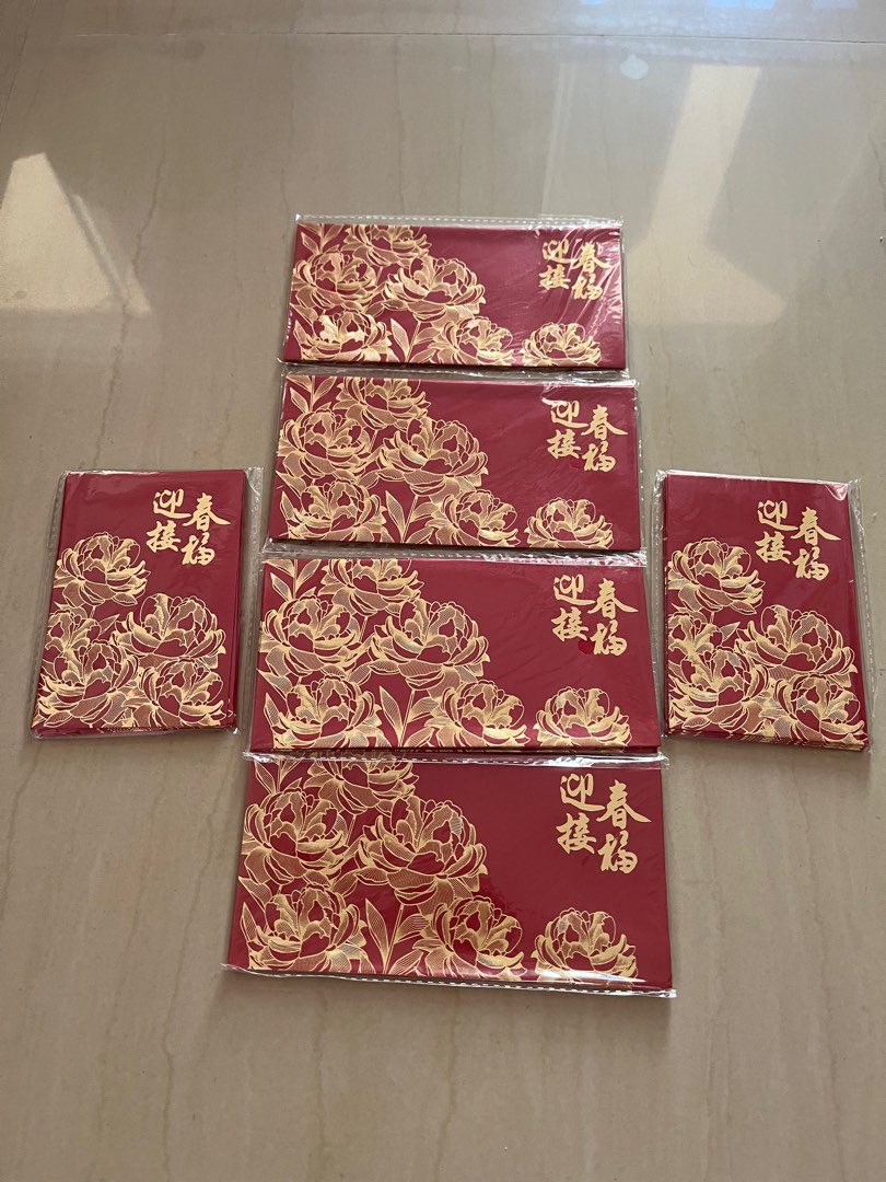 Red Packets 4+2, Hobbies & Toys, Stationery & Craft, Occasions & Party ...