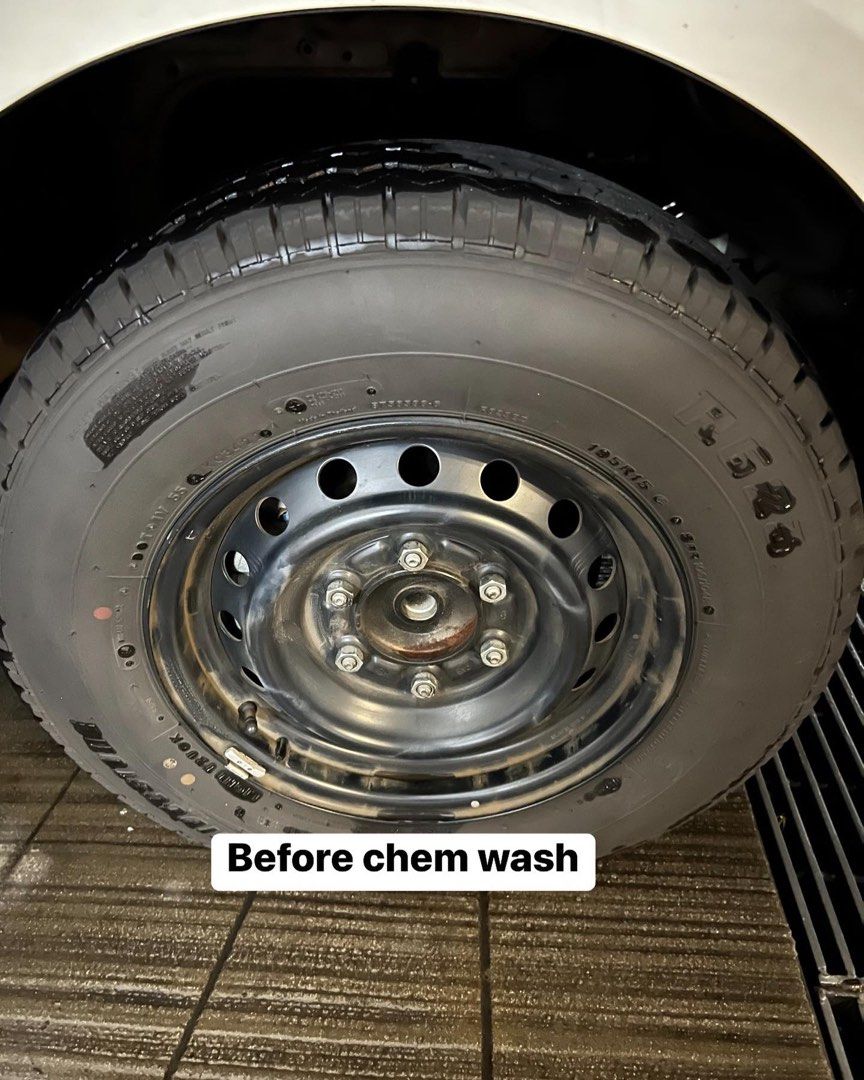 Rim chem wash, Car Accessories, Tyres & Rims on Carousell