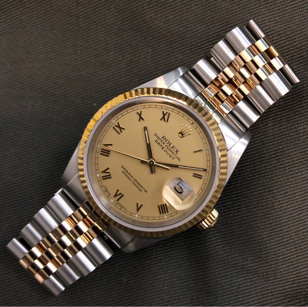 Rolex Ref. 16233 Datejust 36mm Roman Dial Vintage Men Watch (Project ...