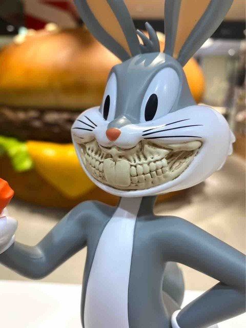 Ron English Bugs Bunny Grin, Hobbies & Toys, Toys & Games on Carousell