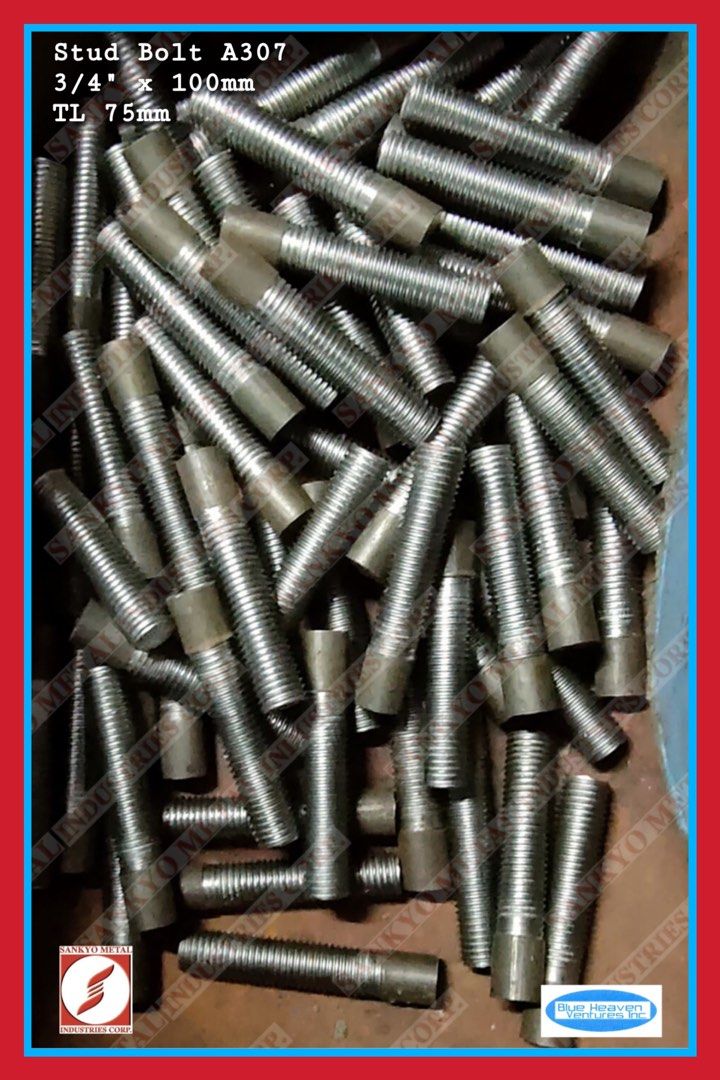 Sag rod or Stud bolt and Straight Anchor Bolt, Commercial & Industrial ...