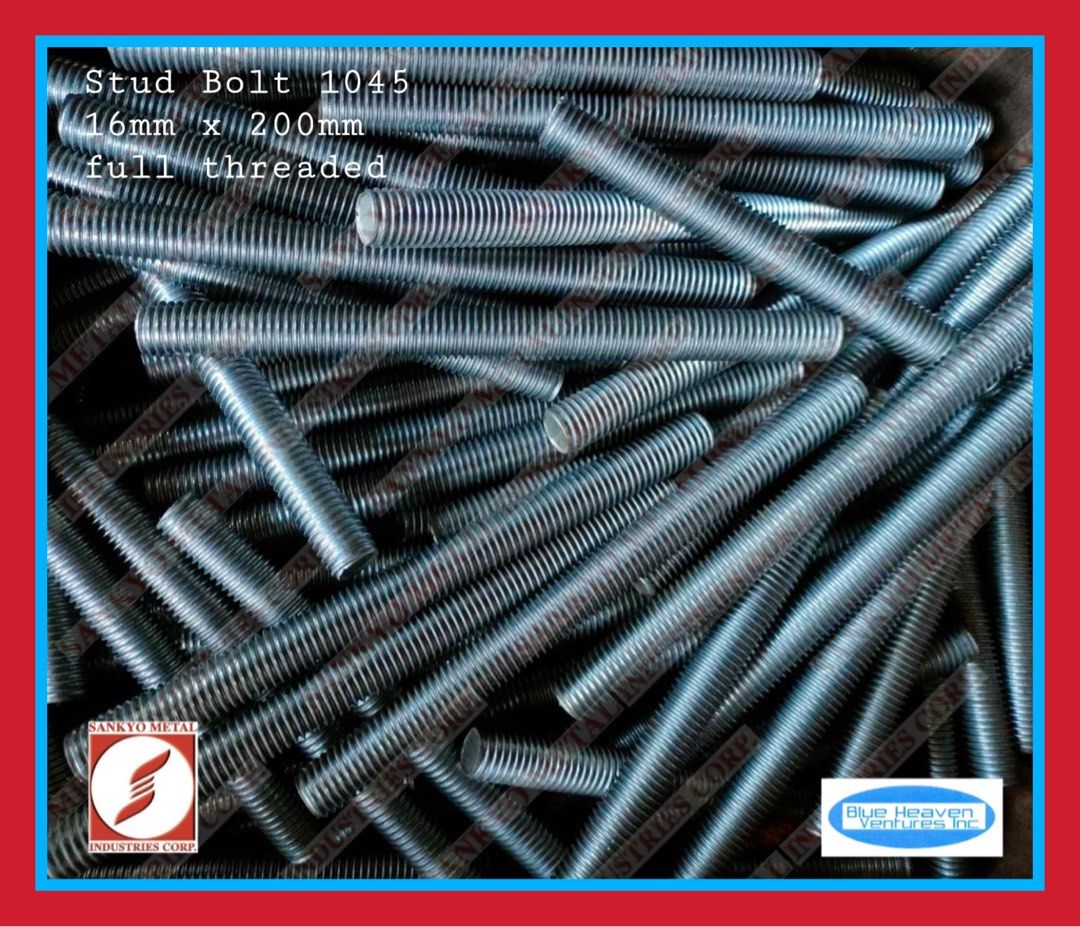 Sag rod or Stud bolt and Straight Anchor Bolt, Commercial & Industrial ...