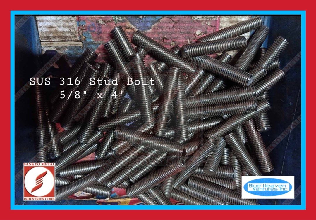 Sag rod or Stud bolt and Straight Anchor Bolt, Commercial & Industrial ...