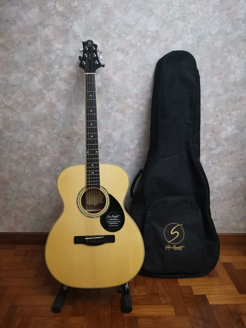Like New - Samick Greg Bennett Acoustic Guitar, Hobbies & Toys, Music & Media, Musical ...