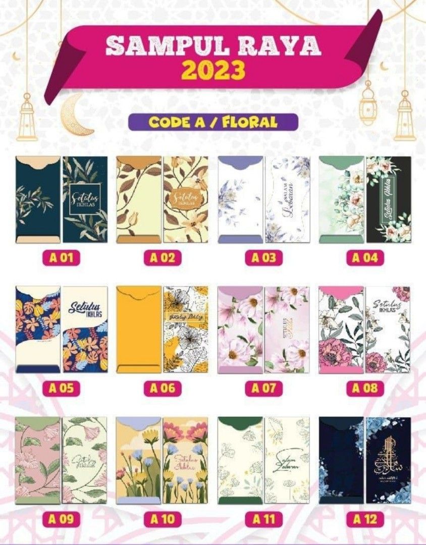[MIN 3 PACKETS] SAMPUL DUIT HARI RAYA VIRAL 2023 (HARI RAYA MONEY ...