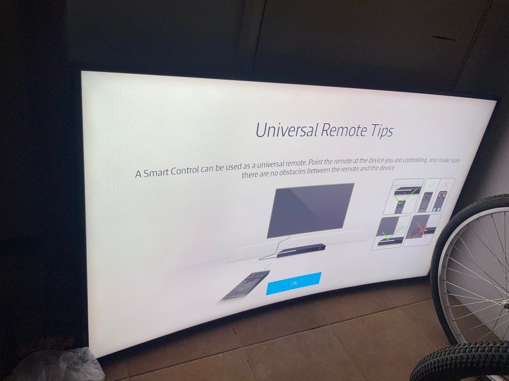 Samsung 65" UHD 4K Curved Smart TV JU6600 Series 6 includes tv stand ...