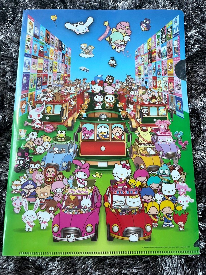 Sanrio Characters Parade File Holder (A4), Hobbies & Toys, Stationery ...