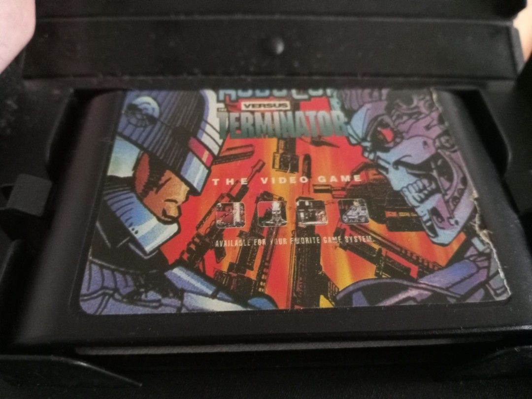 SEGA Megadrive Cartridge Game RoboCop VS Terminator, Video Gaming ...