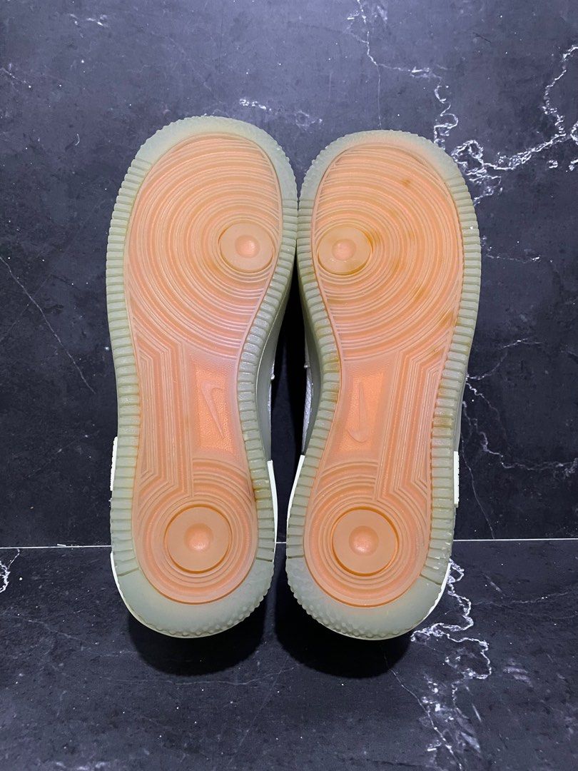 Sepatu AF1 Nike Air Force 1 React White Light Bone made in Vietnam size ...