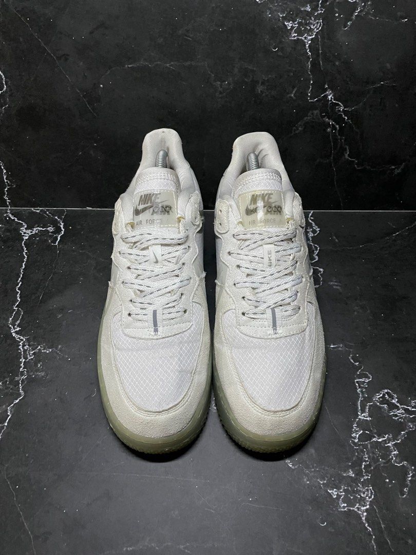 Sepatu AF1 Nike Air Force 1 React White Light Bone made in Vietnam size ...